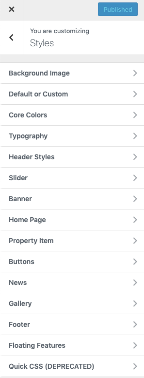 Customize Styles - RealHomes Documentation Customize Styles - RealHomes Documentation